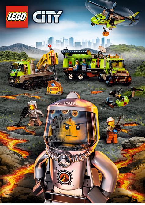 乐高 LEGO LEGO City 乐高城市系列 火山探险车 60121 积木儿童益智玩具 安悦e生活