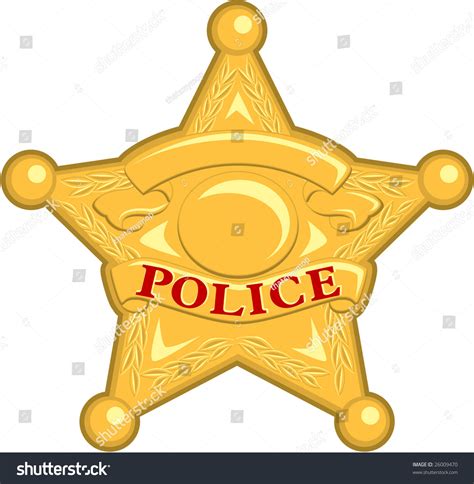 Police Badge Stock Vector 26009470 Shutterstock