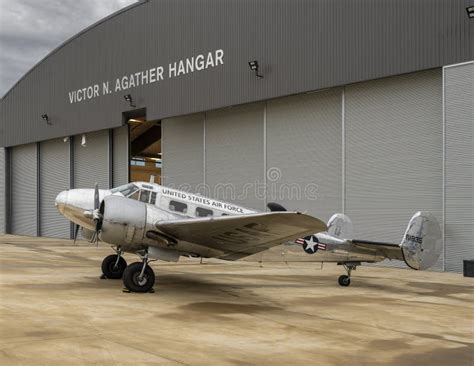Beech Model C 45h On Display At Dallas Executive Airport During