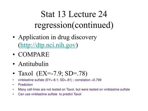 Ppt Stat 13 Lecture 24 Regressioncontinued Powerpoint Presentation