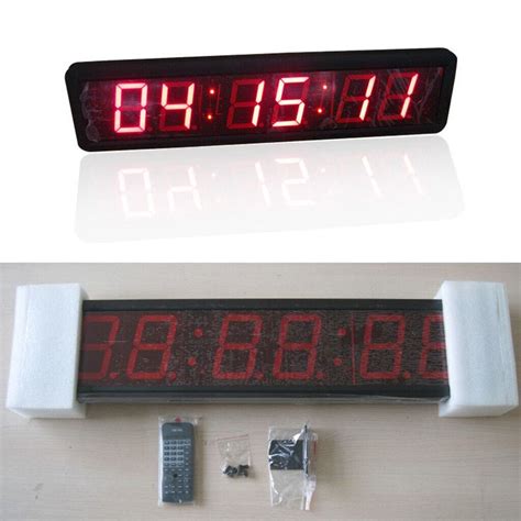 Large Display Led Digital Countdown Clock W Wireless Remote Escape