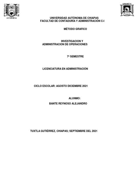 Método Simplex De Programación Lineal 2 Alejandro Pdf Publicidad