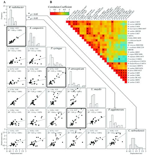 Pairwise Comparisons Of Myxobacteria Predation A Linear Regressions Download Scientific