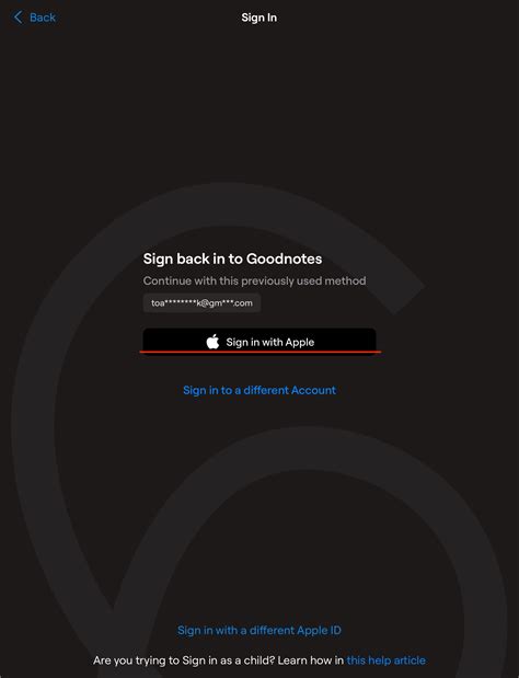 왜 기존 Goodnotes 계정이 감지되었습니다라는 메시지가 나타나나요 Goodnotes Support