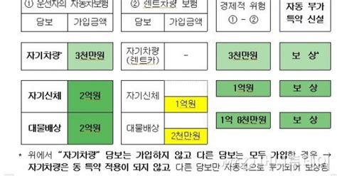 교통사고 렌트차량 본인 자동차보험으로 보장된다