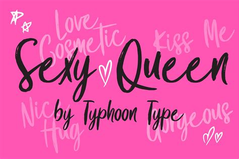 Sexy Queen Font Script Fonts ~ Creative Market