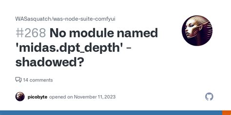 No Module Named Midasdptdepth Shadowed · Issue 268