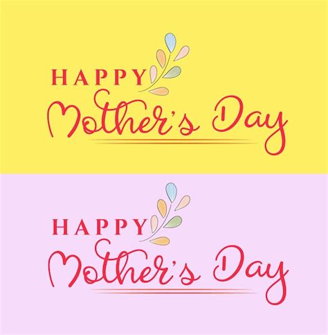 Premium Vector Happy Mothers Day Lettering Handmade Calligraphy
