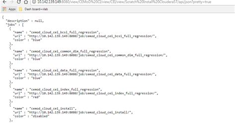 Api I Want To Fetch The Value From Robot Framework In Jenkins In Json
