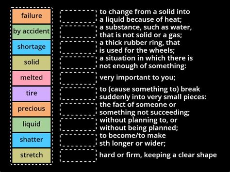 Silly Inventions Vocabulary Match Up