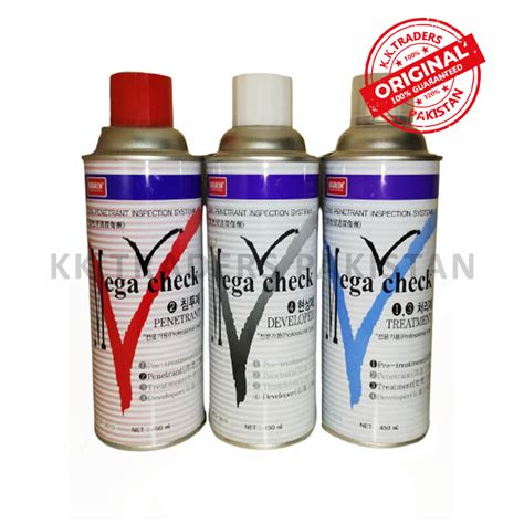 Mega Check Treatment Penetrant Detection Agent For Crack Detection Kk Traders Pakistan