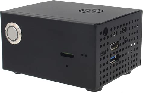 Geekworm X820 C6 Metal Case With Power Control Switch And Cooling Fan