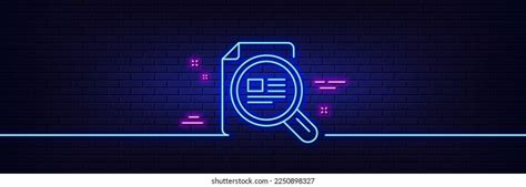 neon light glow effect exam time stock vector royalty free 2194943287