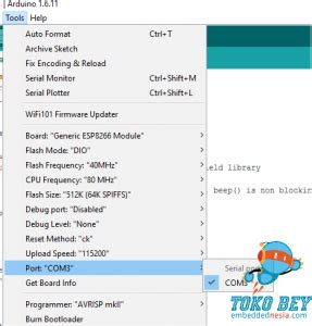 Tutorial ESP8266 4 Memprogram ESP 01 Menggunakan Arduino IDE