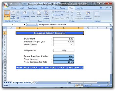 c program to calculate compound interest using function omaticprogs