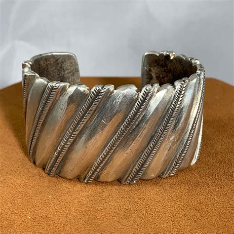 Thick Silver Band Cuff By Jock Favour Ortegas On The Plaza Santa Fe