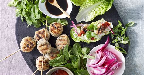 Thaise Sla Wraps Met Kruidige Kipgehaktballetjes Libelle