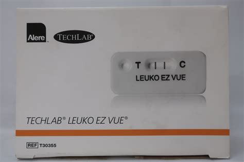 New Techlab T30355 Leuko Ez Vue Elevated Fecal Lactoferrin Test Disposables General For Sale