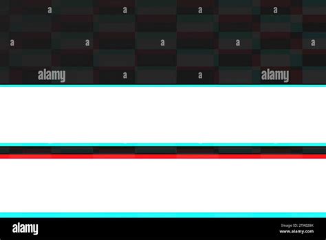Abstract Realistic Screen Glitch Flickering Analog Vintage Tv Signal