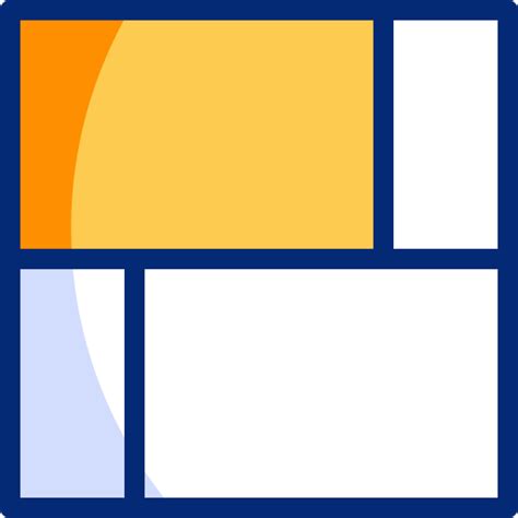 Layout Basic Accent Lineal Color Icon