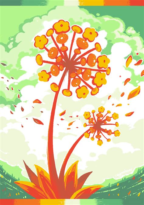 Fireflower By Crayon Chewer On Deviantart
