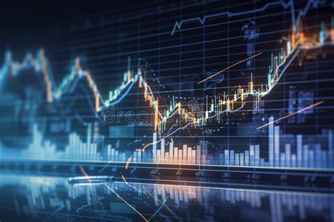 Visual Representation Of Cryptocurrency Trading Trends And Market Analysis Stock Illustration