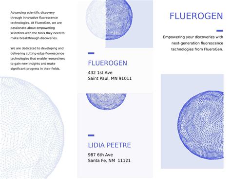 Science Tech Brochure Template In Word Docx File Download