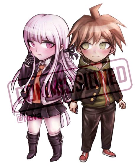 Dangan Ronpa Naegi X Kirigiri