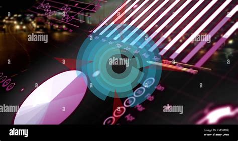 Image Of Scope Scanning And Data Processing Over Globe Business Data