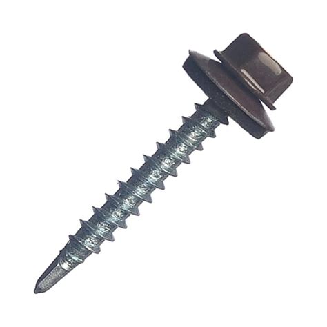 Кровельный саморез МЕТАЛЛСЕРВИС 5,5x19 ral 8017 шоколадно-коричневый ...
