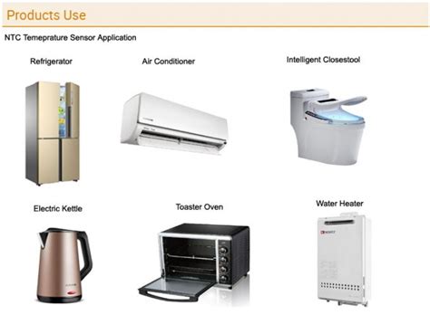 Pipe Clamp Type Ntc Temperature Humidity Sensor For Toaster Oven