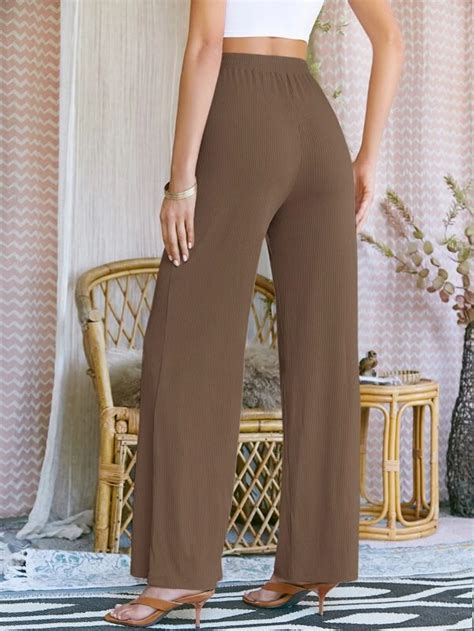 Shein Usa Wide Leg Pants Pants For Women Women Clothes Sale