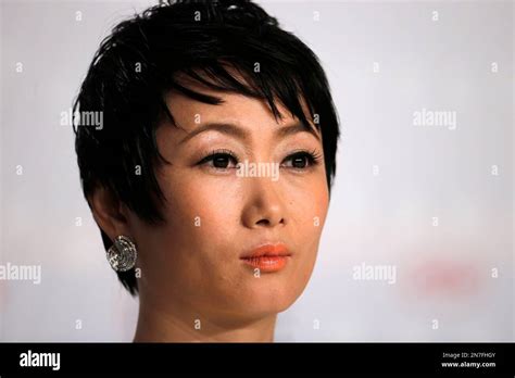 Actress Tao Zhao Attends A Press Conference For A Touch Of Sin At The