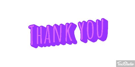 Thank You Sentence Animated  Logo Designs