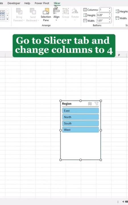 Use Slicers In Excel For Data Filtering Easy Exceltutorial Excel