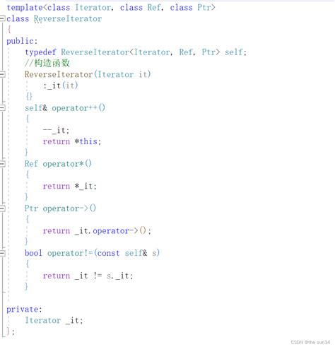 反向迭代器 封装的力量ref和ptr Csdn博客