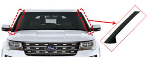 포드 익스플로러 앞유리 외장재 장착 불량자발적 리콜