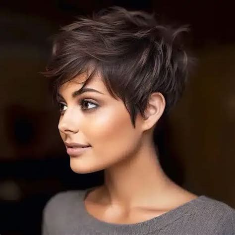 Funky Short Hair Pixie Haircut For Thick Hair Short Hair Pixie Cuts