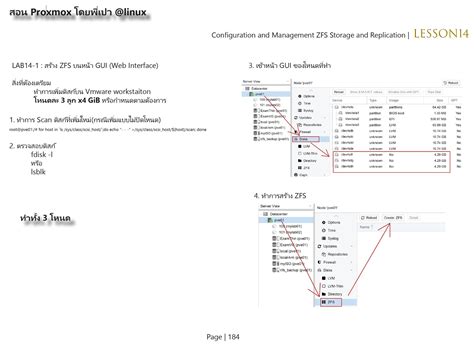 Proxmox Zfs Zettabyte System Engineer วิศวกรไอที