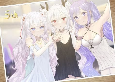 Unicorn Laffey And Le Malin Azur Lane Drawn By Gekikara Poteto Danbooru