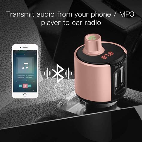 Bluetooth Auto Fm Zender Draadloze Radio Adapter M Grandado