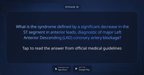 What Is The Syndrome Defined By A Significant Decrease In The St