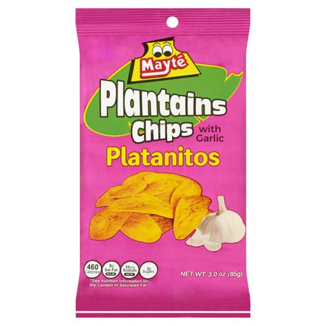Food Bazaar Mayté Garlic Plantains Chips Same Day Delivery Food Bazaar