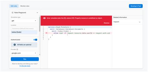 Javascript Setting Firebase Firestore Security Rules So Only Users