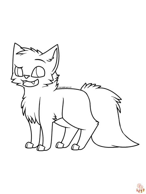 Warrior Cat Scourge Coloring Pages