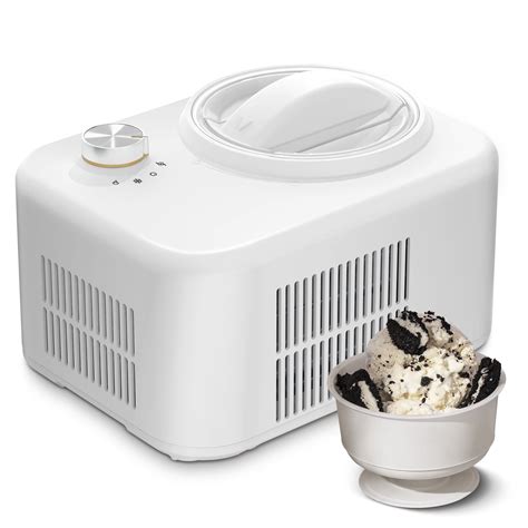 Auseo Small Home Counter 0 85QT Ice Cream Maker With Compressor