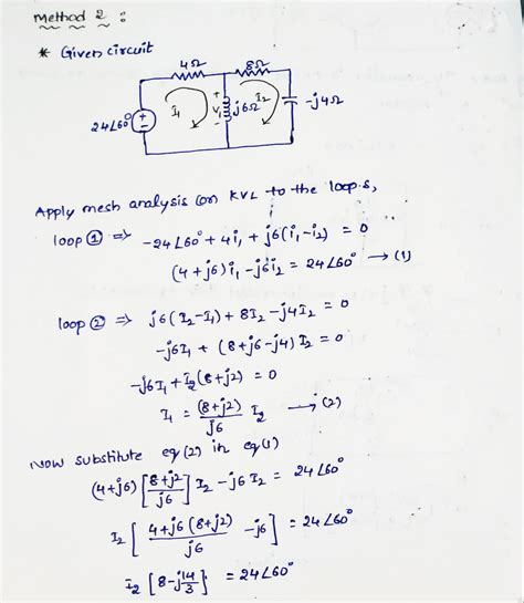 Solved For The Given Circuit Find V1 Course Hero