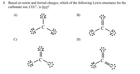 Co3 Lewis Structure 2 Formal Charges