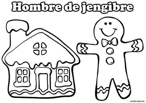 Dibujos De Hombre De Jengibre Para Colorear Para Imprimir Gratis