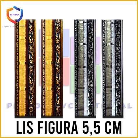 Jual Lis Pigura List Batangan Plafon PVC Lis Profil Bingkai Frame